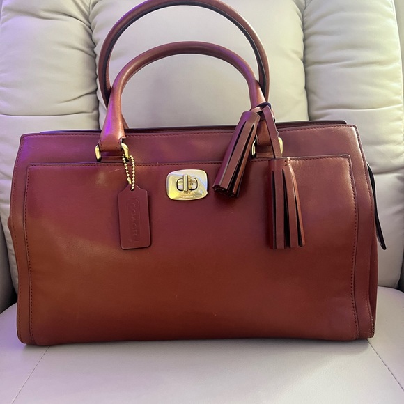 Coach | Bags | Coach Bag Beautiful Brown Satchel Still In Its Perfect ...
